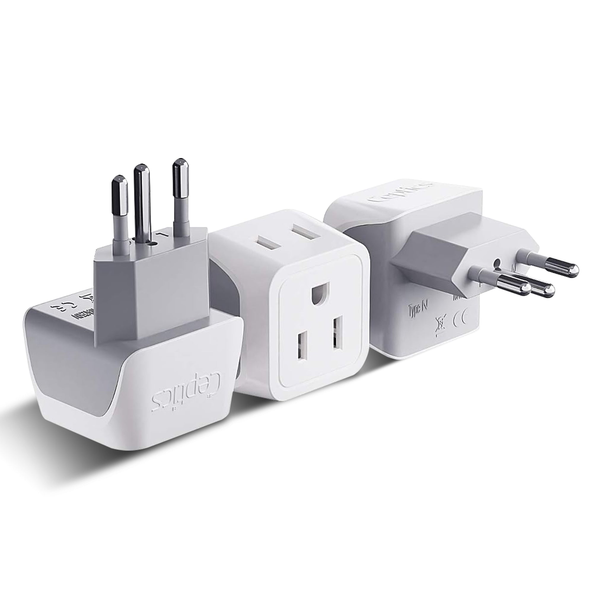 Shoo Brazil Plug Adapter | Type N Compact Power Adapter | Ceptics
