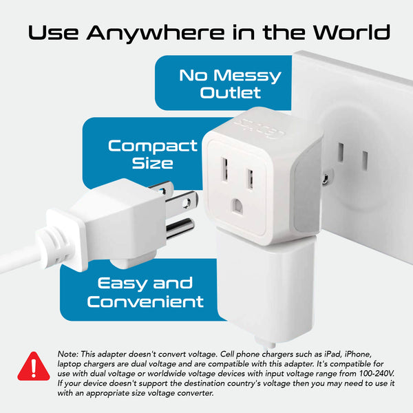 Shop World travel adapter kit | Grounded Plug Adapters – Ceptics