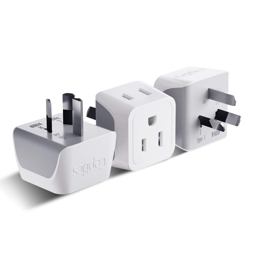 Shop Australia plug adapter - Type I | Ultra Compact (CT-16, 3 Pack ...
