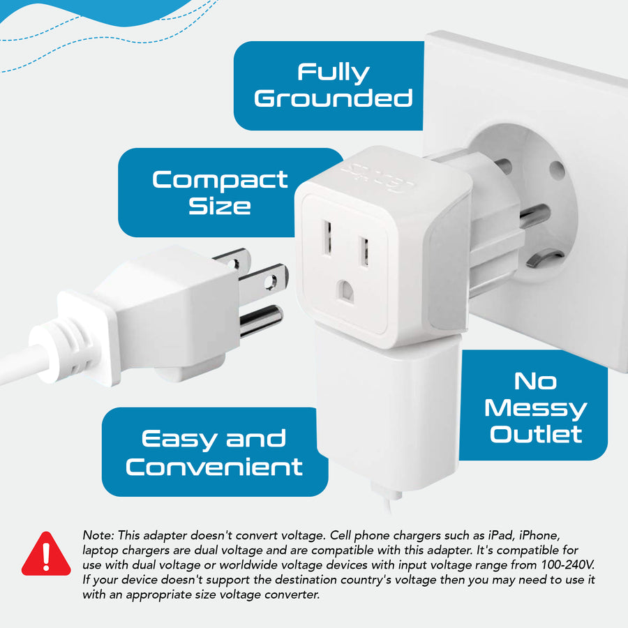 Shop Denmark Power Adapter - 3 Pack | Type K Adapter | Ceptics
