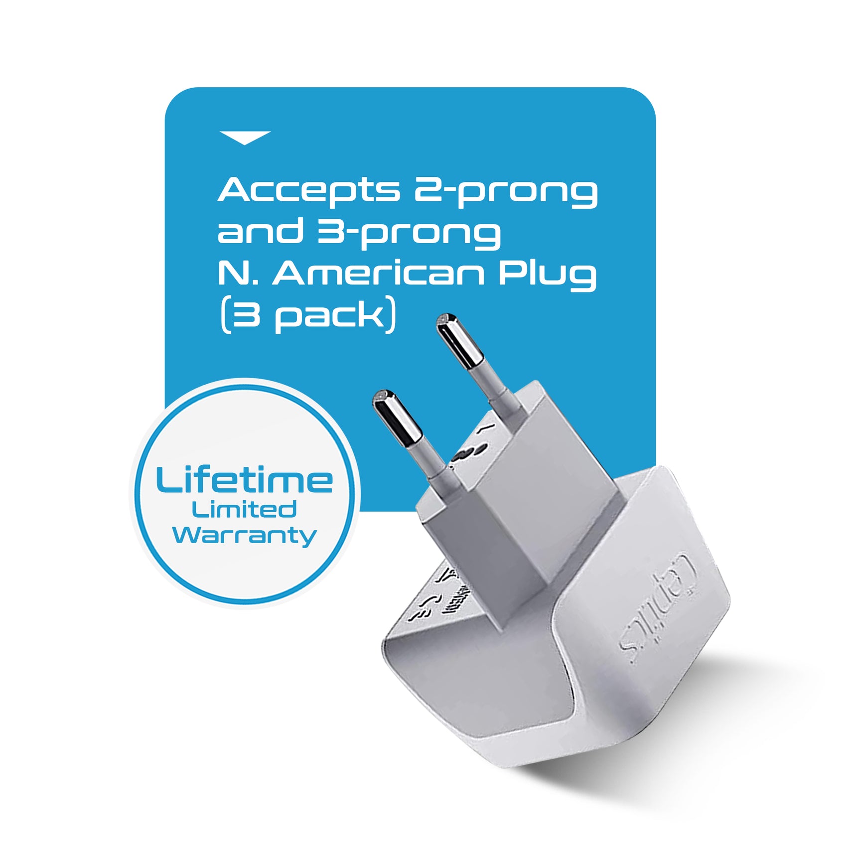 Shop European Plug Adapter Type C | Compact Power Adapter | Ceptics