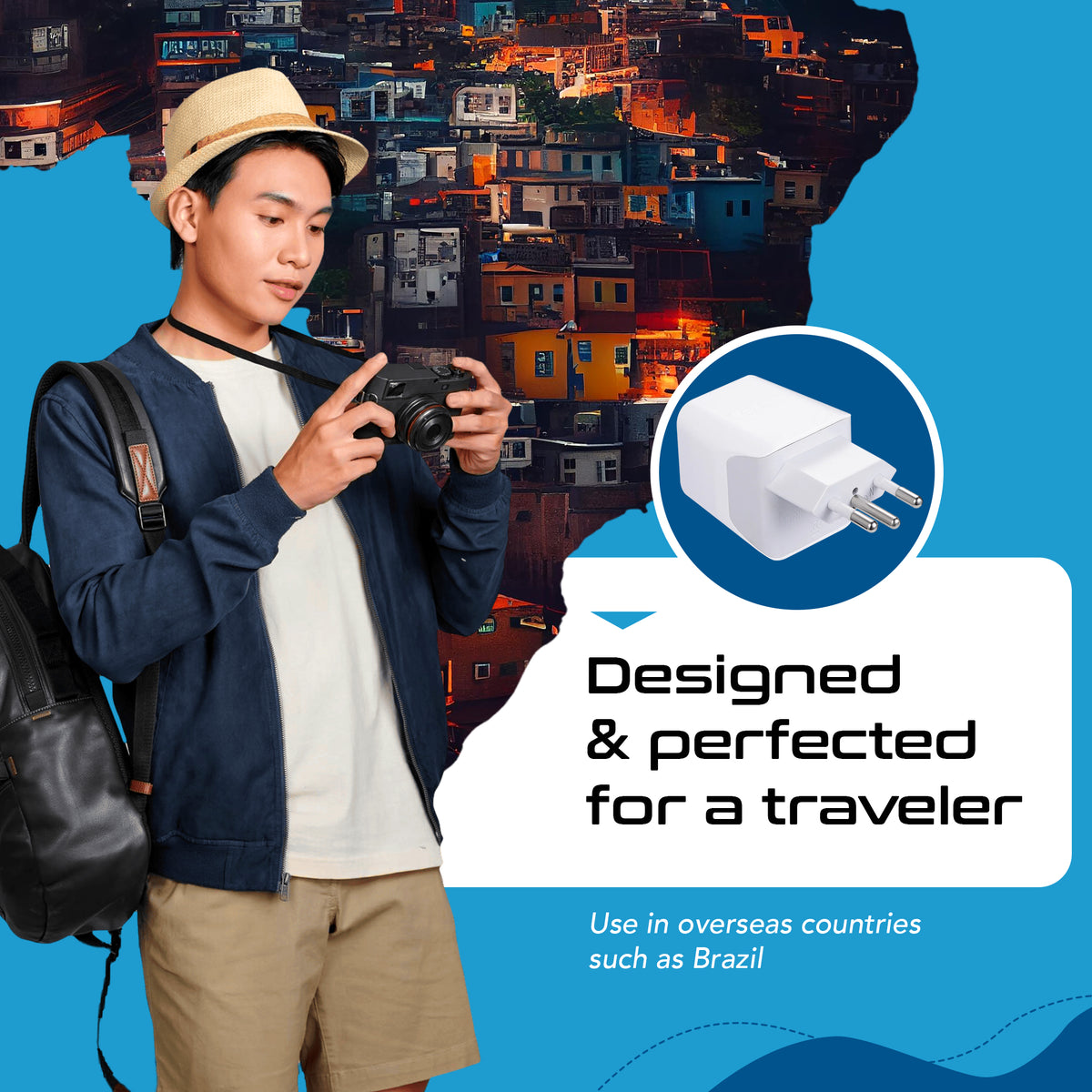 Shop Brazil Plug Adapter | Type N | Ceptics