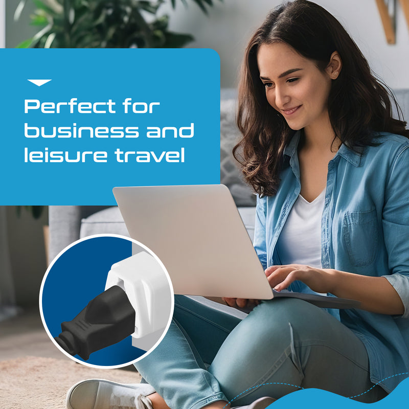 Type C Adapter Plugs for Europe, South America, Asia, & More