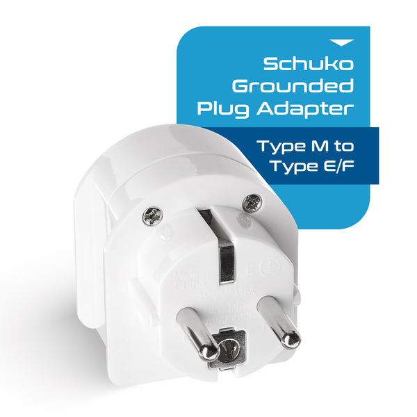 South Africa to Europe Adapter | Schuko Plug Adapter – Ceptics