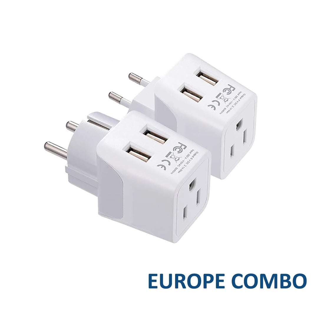 Shop European Plug Adapter & Type C Adapter combo | Ceptics