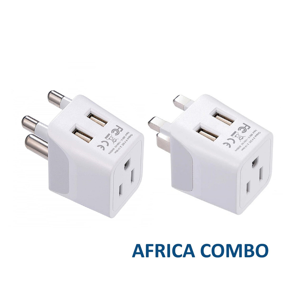 Shop UK Plug Adapter & South Africa Plug Combo | Ceptics