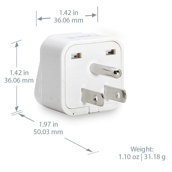 International Travel Adapters - 2 & 3 Prong | Travel Adapter Set – Ceptics
