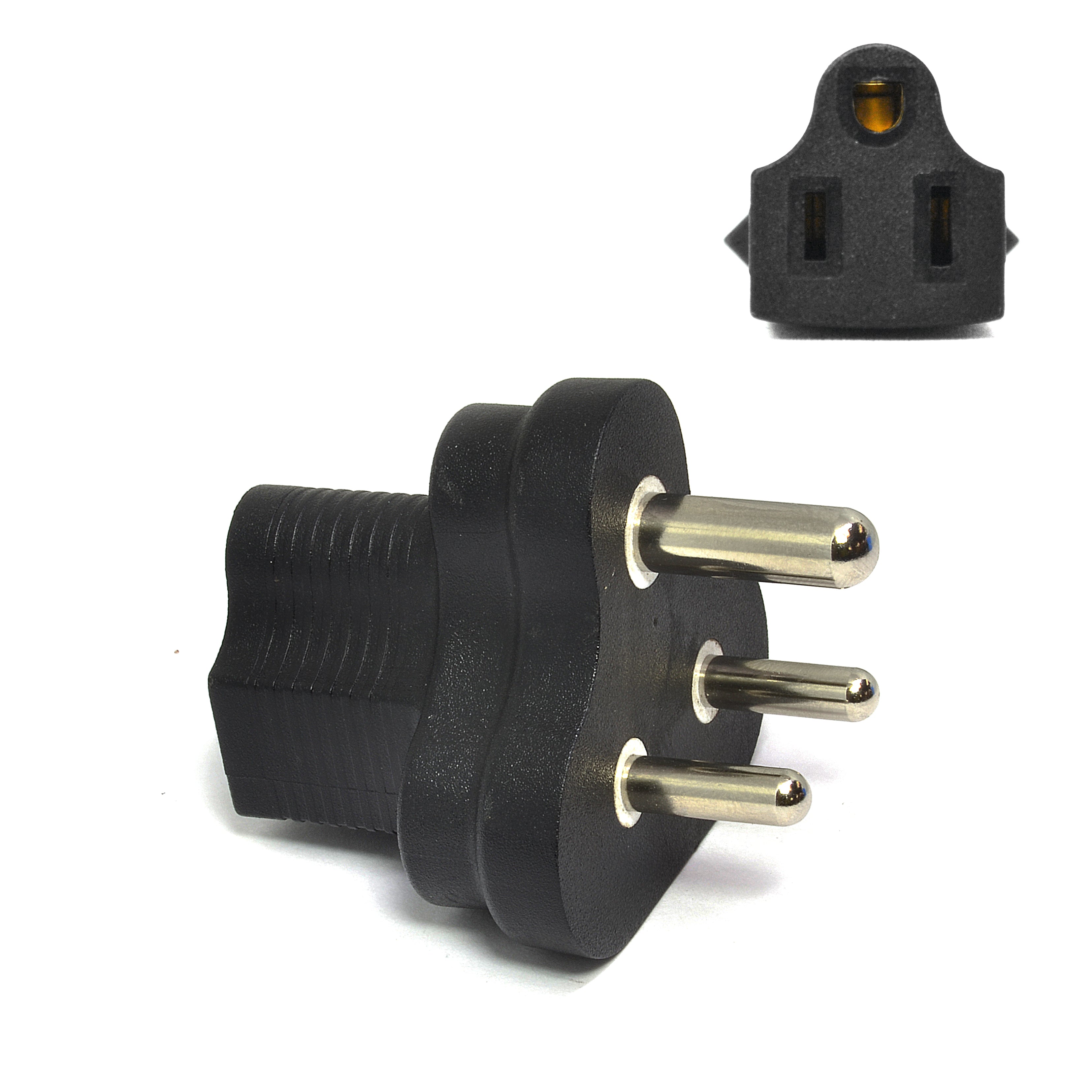 Compact Power Adapter for India | Type D Adapter