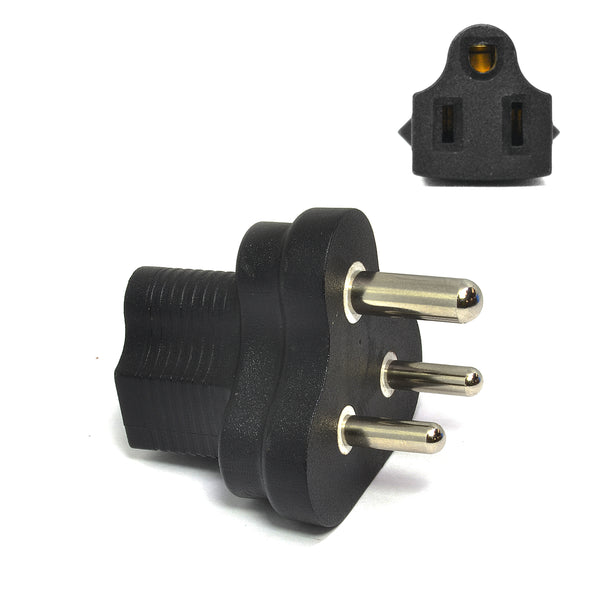 Compact Power Adapter for India | Type D Adapter – Ceptics