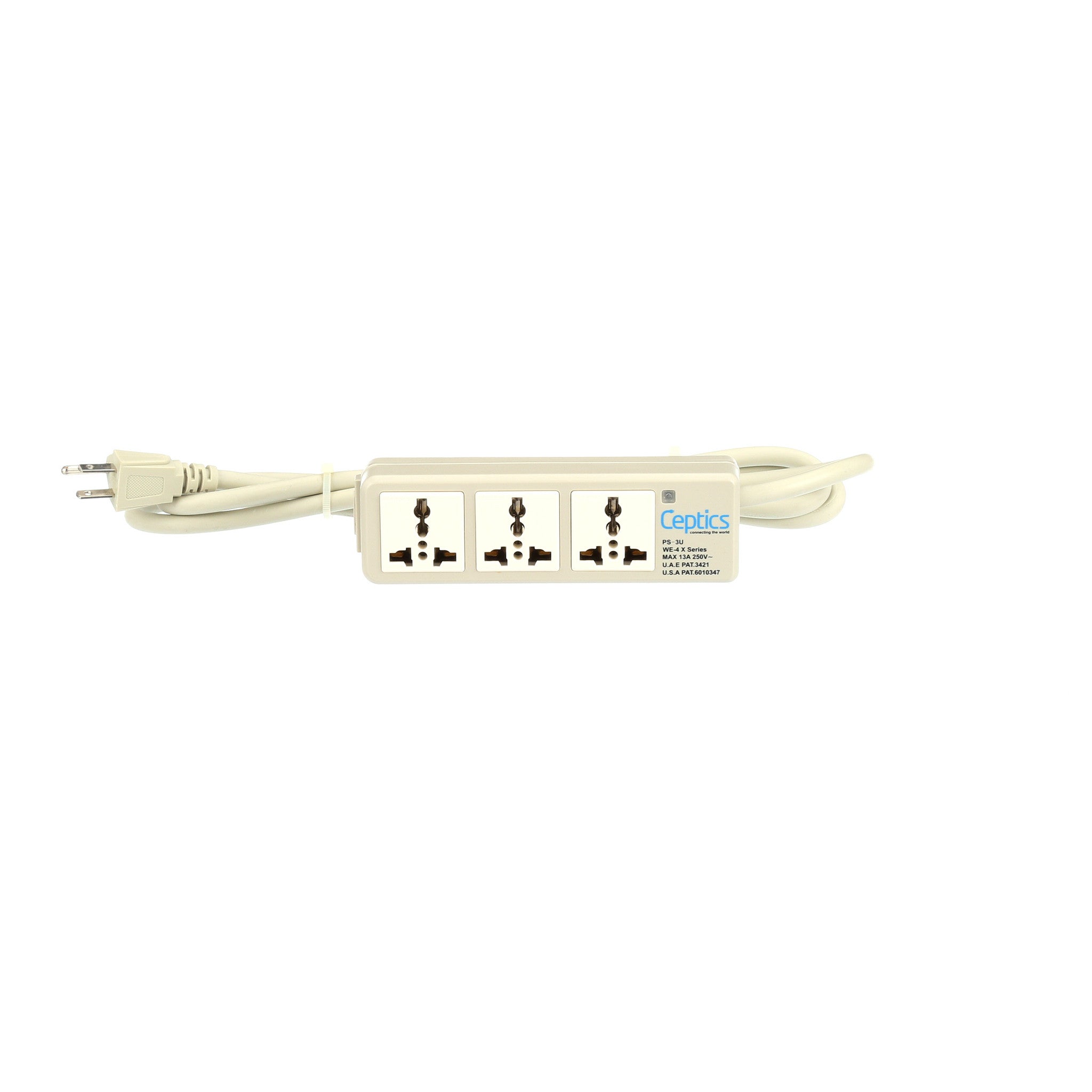US Power Strip with Universal Outlets | Portable Power Strip