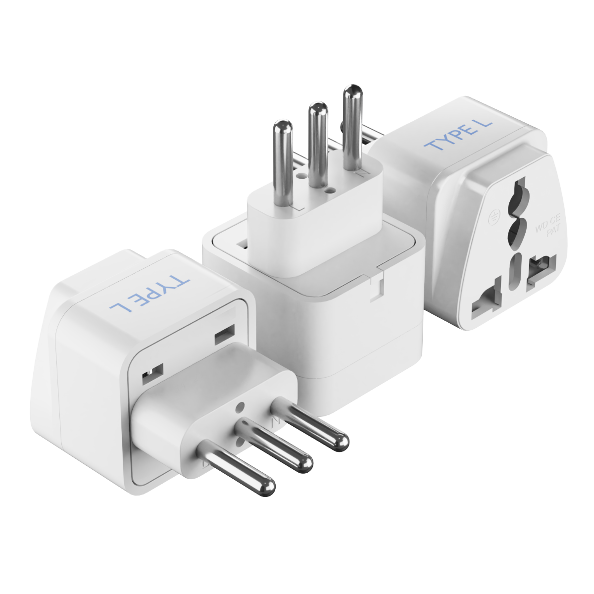 Shop Italy Plug Adapter | Type L 250 Volt | Ceptics